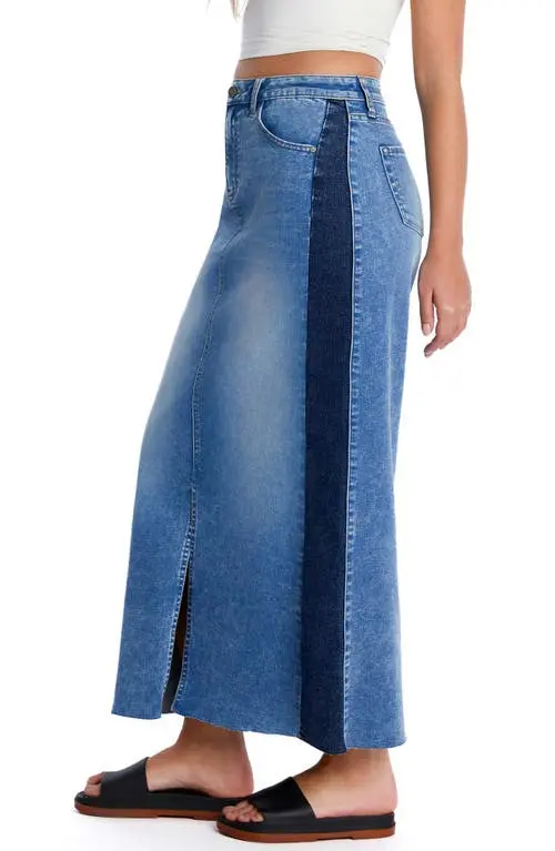 WASH LAB DENIM Split Maxi Skirt