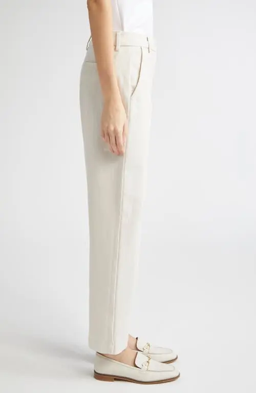 Eleventy Cotton-blend Slim Fit Trousers - Sand