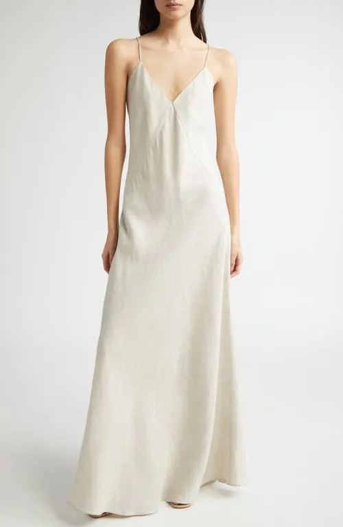 Eleventy Linen Blend Maxi Dress - Sand