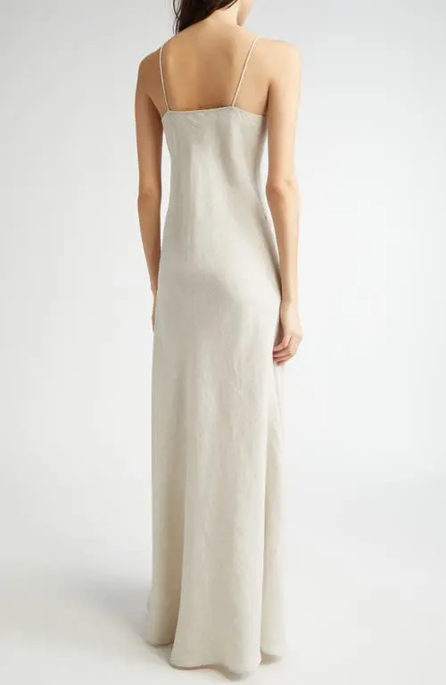 Eleventy Linen Blend Maxi Dress - Sand