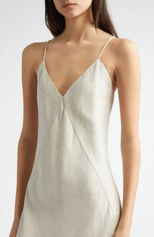 Eleventy Linen Blend Maxi Dress - Sand
