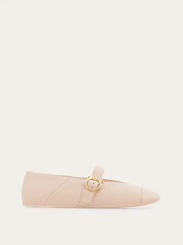 FERRAGAMO Gancini Ballet Flat - Pink