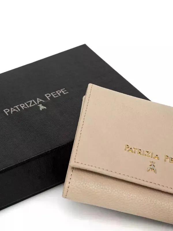 Patrizia Pepe Logo-lettering Wallet - Neutrals