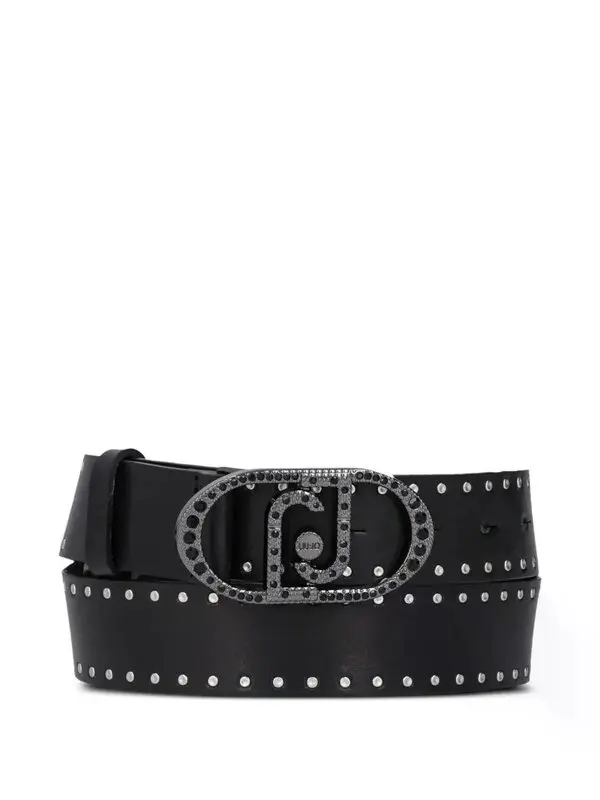 Liu Jo Stud-embellished Leather Belt - Black