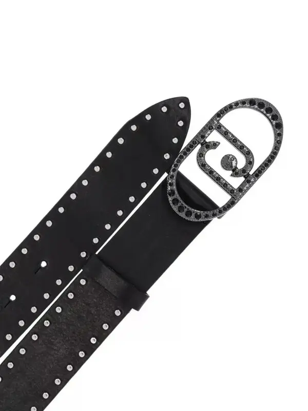 Liu Jo Stud-embellished Leather Belt