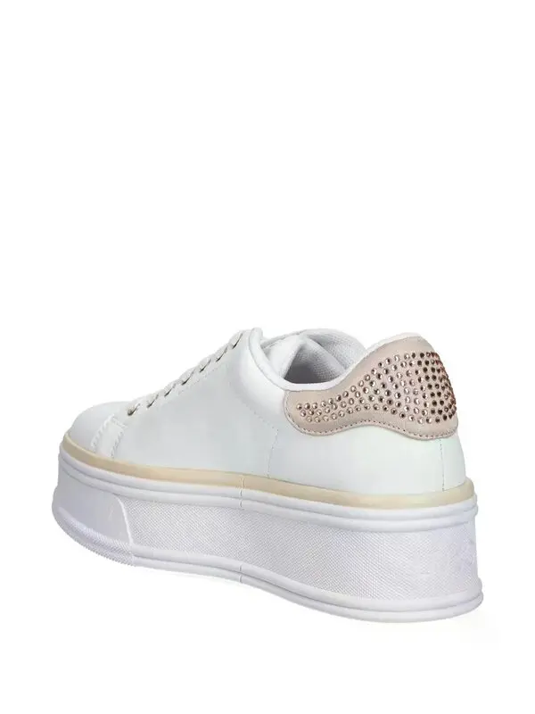 Liu Jo Rhinestone-embellished Leather Sneakers