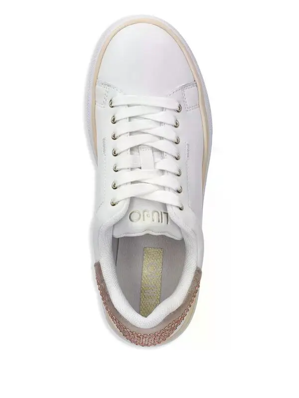 Liu Jo Rhinestone-embellished Leather Sneakers