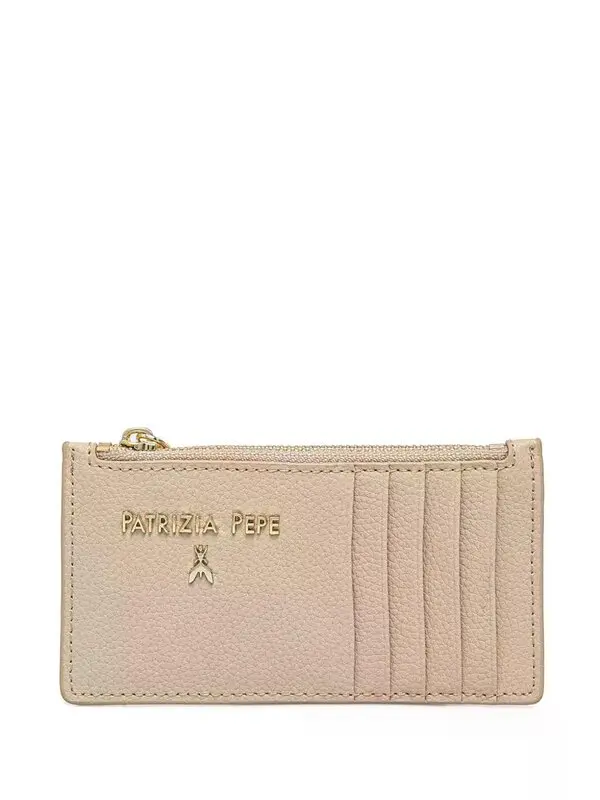 Patrizia Pepe Leather Wallet - Neutrals