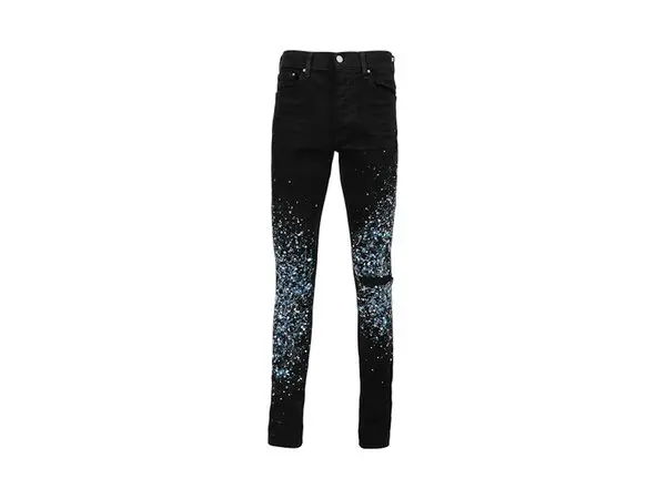 Amiri Crystal Painter Jeans - Black