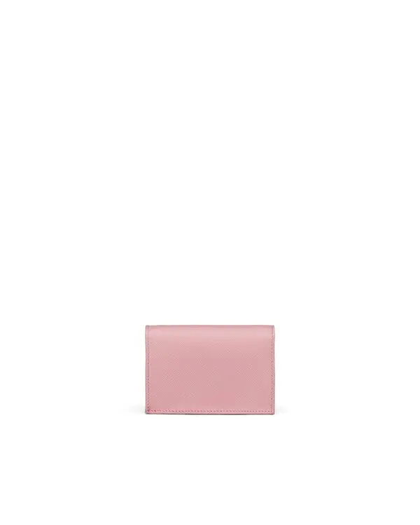 Prada Small Saffiano Leather Wallet - Pink