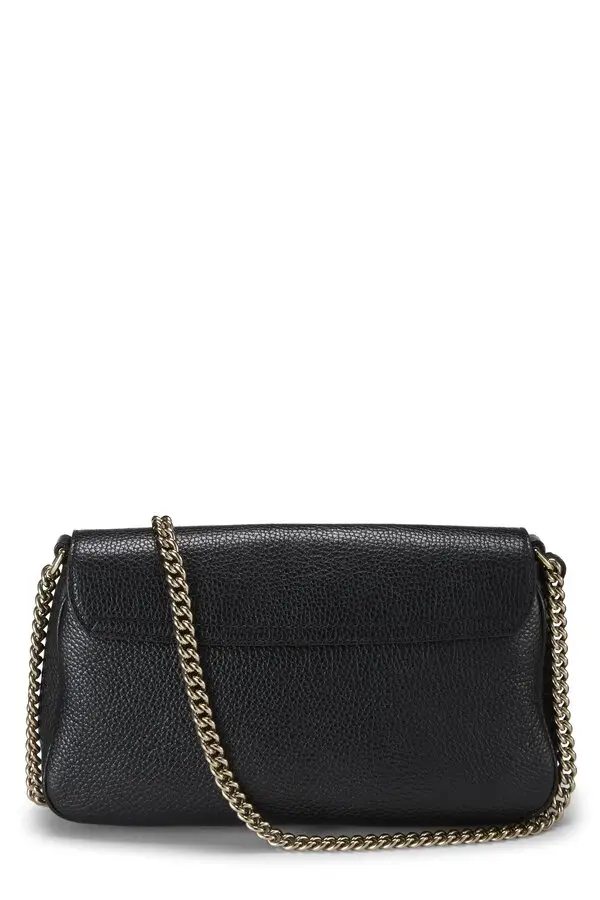 Gucci Grained Leather Soho Crossbody - Black