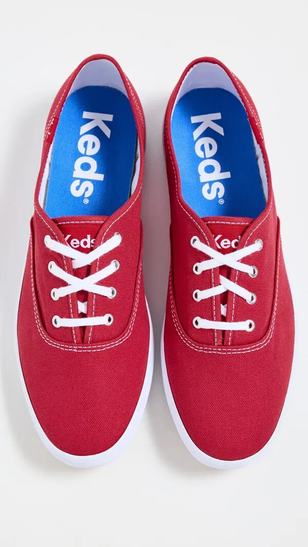 KEDS Champion Canvas Sneakers - Red