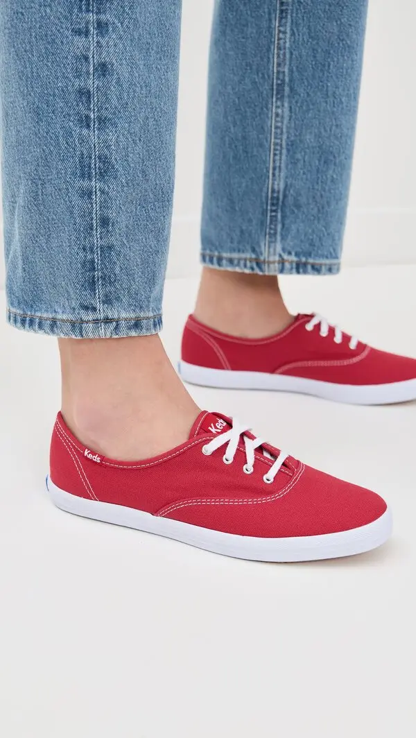 KEDS Champion Canvas Sneakers - Red