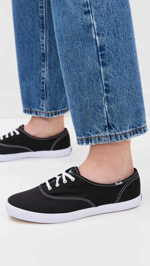 KEDS Champion Canvas Sneakers - Black