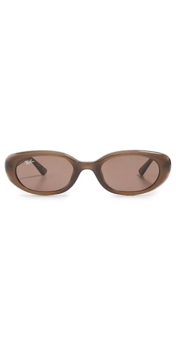 Ray-ban 0rb4441d Oval Sunglasses - Opal Brown