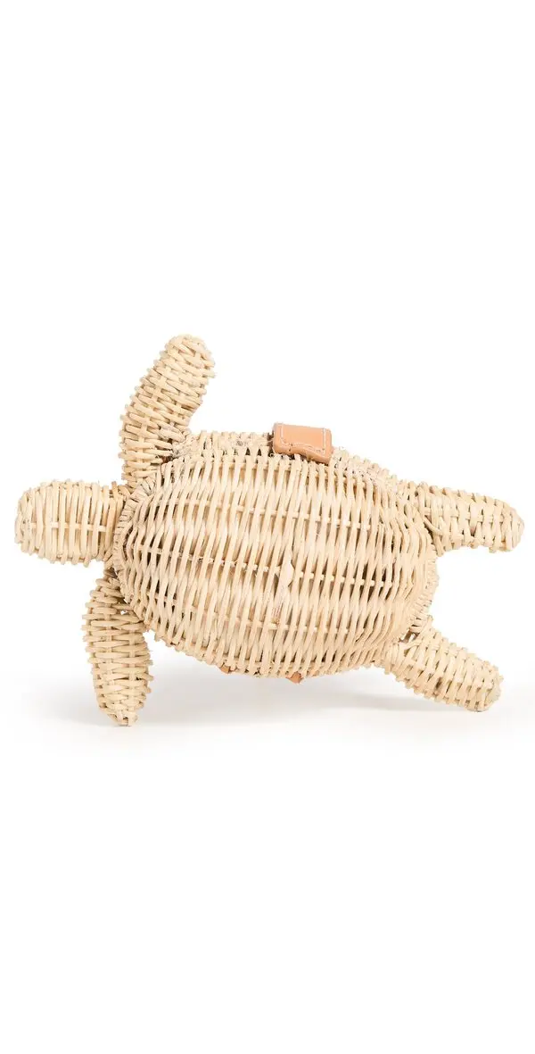 Poolside The Tortoise Mini Clutch - Natural