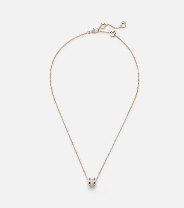 BVLGARI B.zero1 18kt Pendant Necklace With Diamonds - Gold
