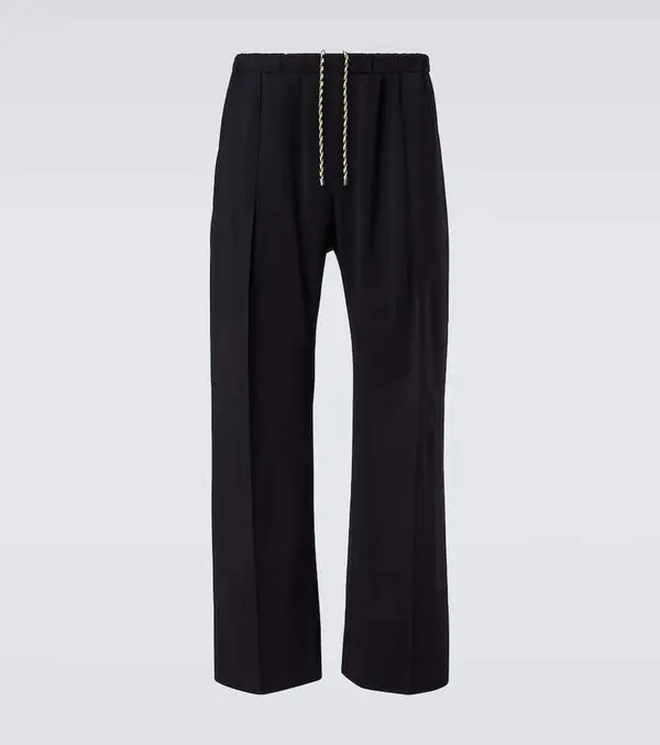 Plan C High-rise Wide-leg Pants