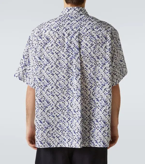 Plan C Printed Cotton Shirt