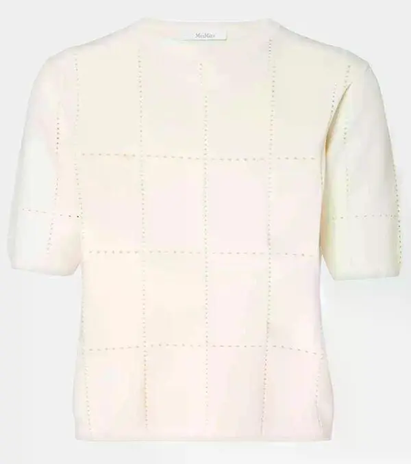Max Mara Crop Top - White