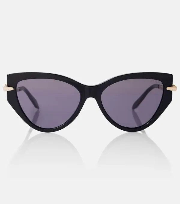 BVLGARI Serpenti Viper Cat-eye Sunglasses - Black