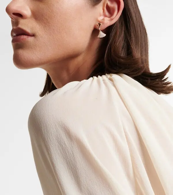 BVLGARI Divas' Dream 18kt Rose Gold Diamond Earrings