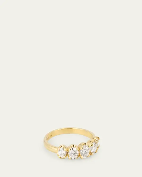 JENNIFER MEYER Small Graduated Diamond Ring