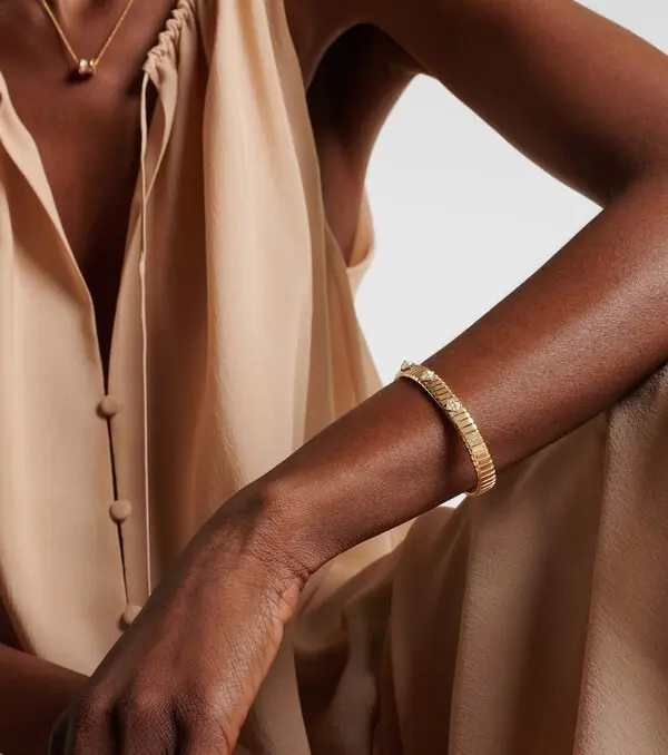 BVLGARI Tubogas 18kt And Diamond Bracelet