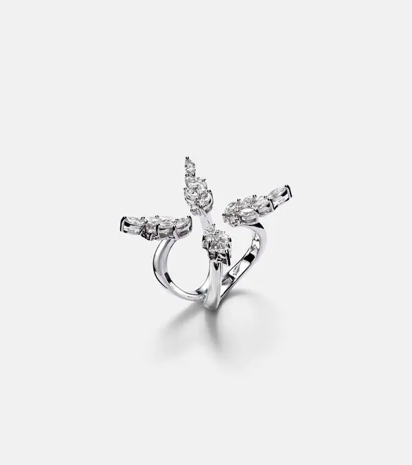 Yeprem 18kt White Gold And Diamond Ring