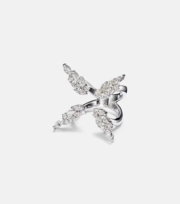 Yeprem 18kt White Gold Diamond Ring - Silver