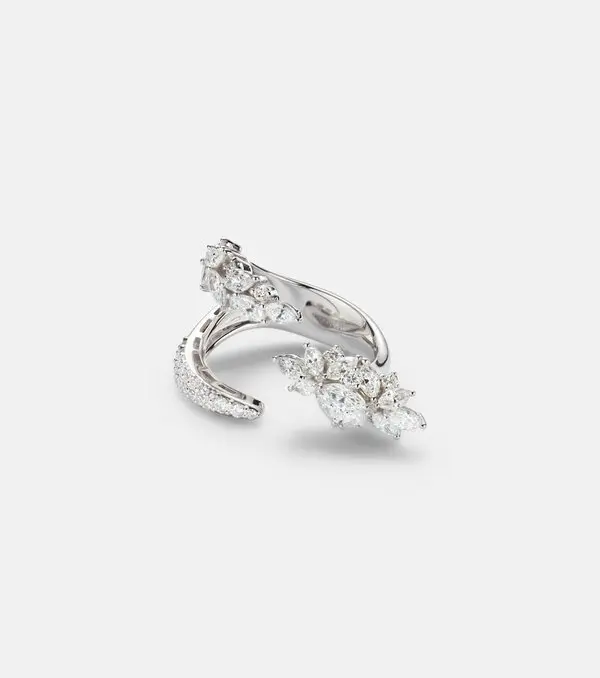 Yeprem 18kt White Gold Diamond Ring - Silver