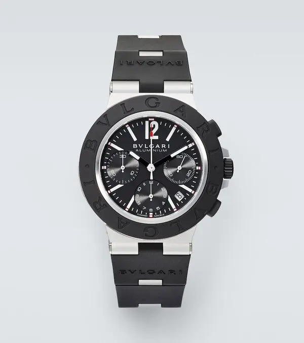BVLGARI Aluminium 41mm Automatic Watch - Black