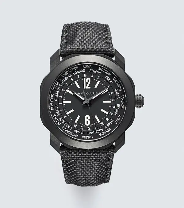 BVLGARI Octo Roma Automatic Watch - Black