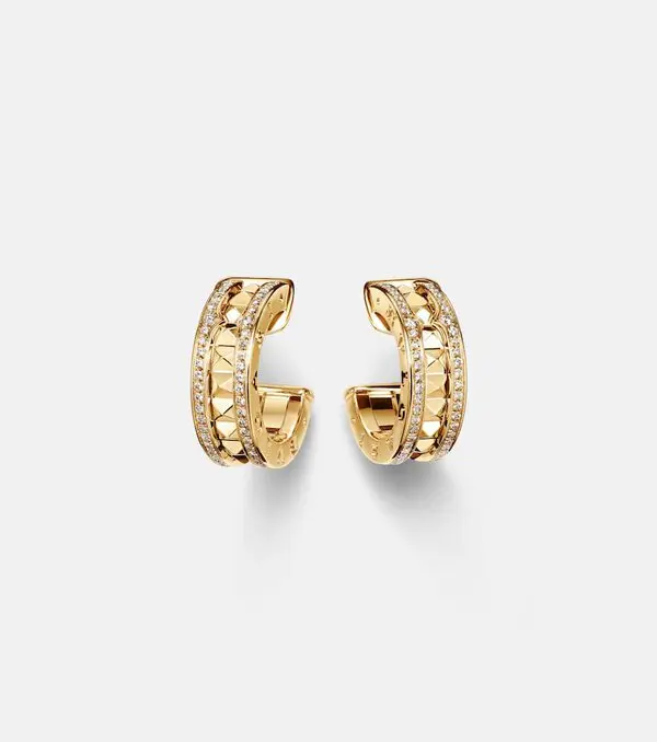 BVLGARI B.zero1 18kt Hoop Earrings With Diamonds