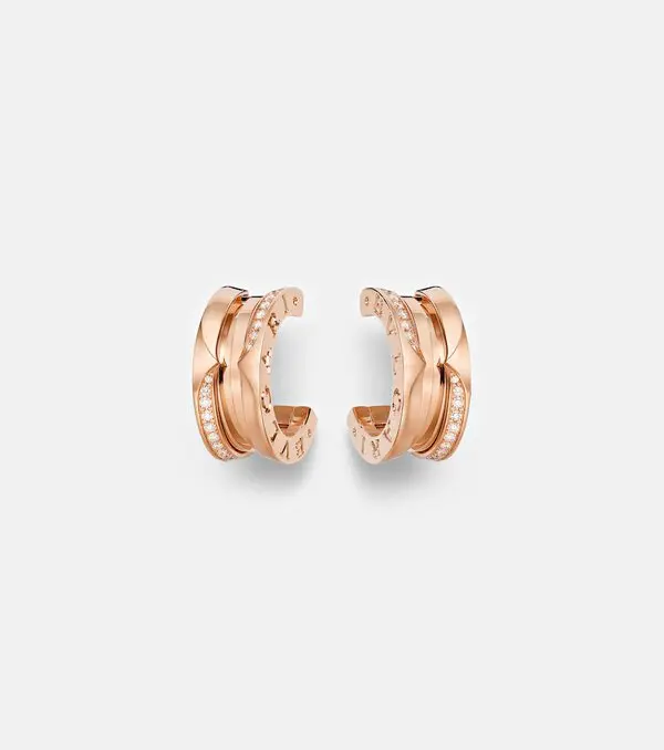BVLGARI B.zero1 Diamond Earrings - Gold