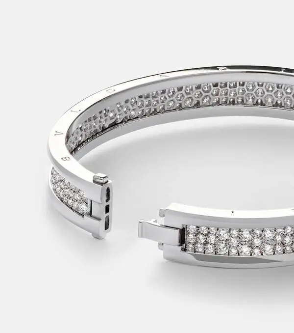 BVLGARI B.zero1 18kt White Gold Diamond Bracelet