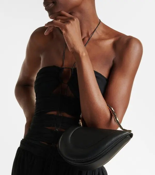 BVLGARI Serpenti Cuore 1968 Leather Top-handle Bag