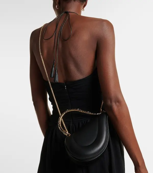 BVLGARI Serpenti Cuore 1968 Leather Top-handle Bag