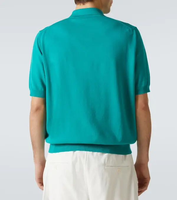 Plan C Pointelle Knitted Cotton Cardigan