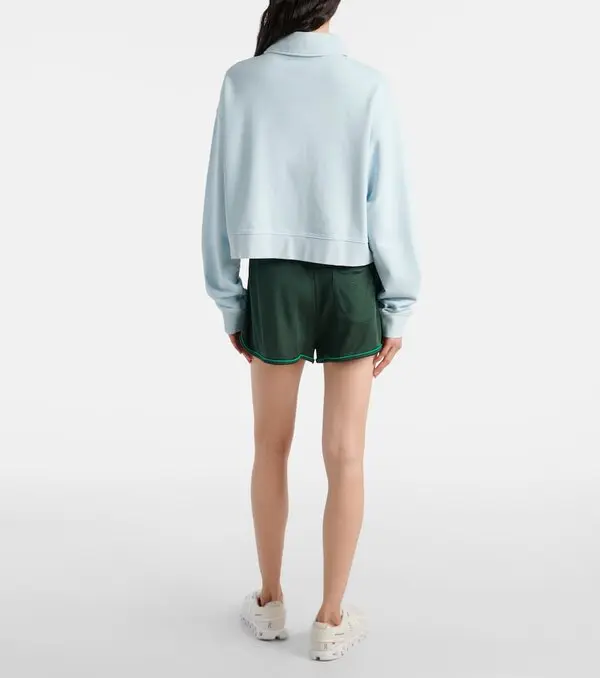 Tory Burch Cotton Terry Polo Sweater