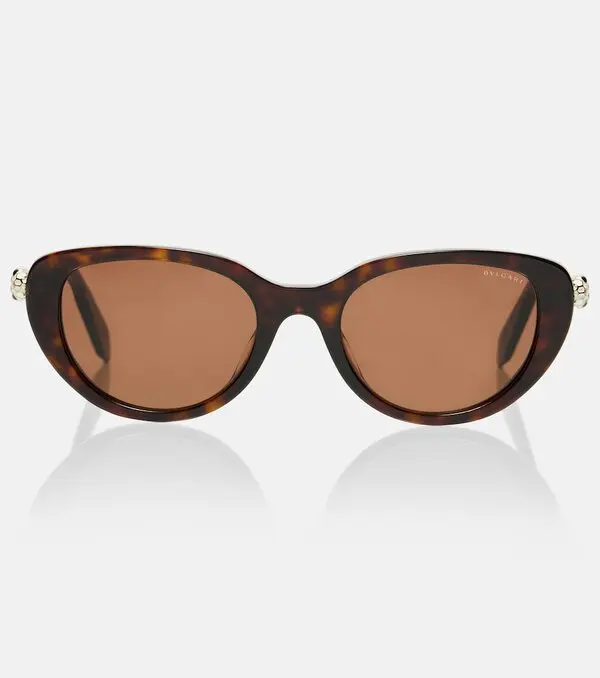 BVLGARI Serpenti Forever Oval Sunglasses - Brown