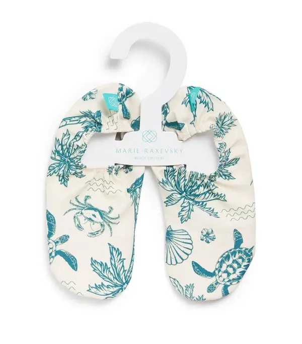 MARIE RAXEVSKY Printed Beach Shoes