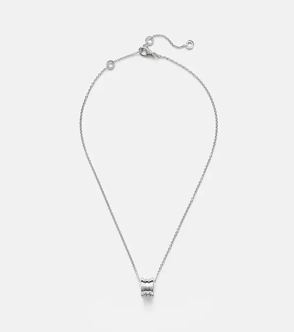 BVLGARI B.zero1 18kt White Gold Pendant Necklace - Silver