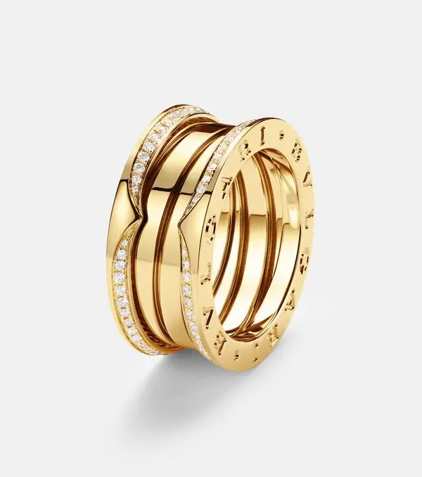BVLGARI B.zero1 18kt Yellow Ring With Diamonds