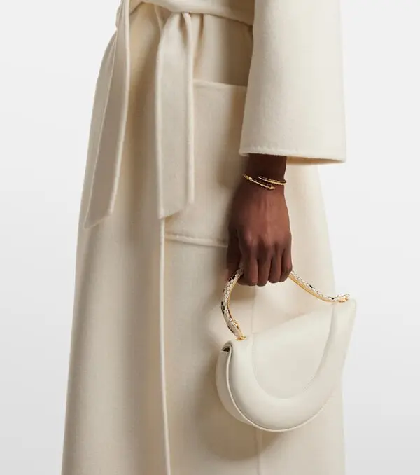 BVLGARI Serpenti Cuore 1968 Leather Top-handle Bag
