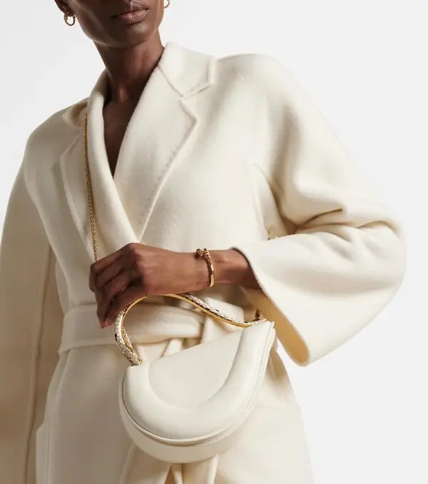 BVLGARI Serpenti Cuore 1968 Leather Top-handle Bag