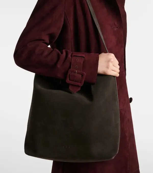 AESTHER EKME Large Suede Bucket Bag