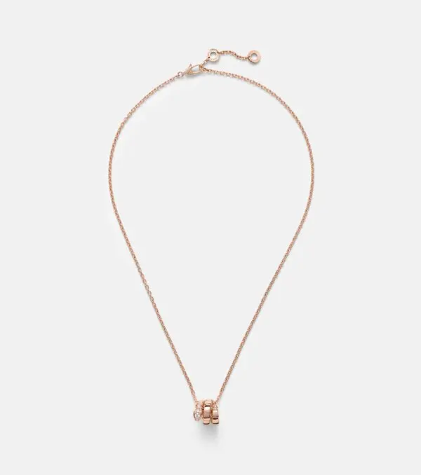 BVLGARI Serpenti Viper Rose Necklace With Diamonds - Gold