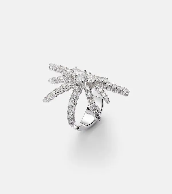 Yeprem 18kt White Gold And Diamond Ring