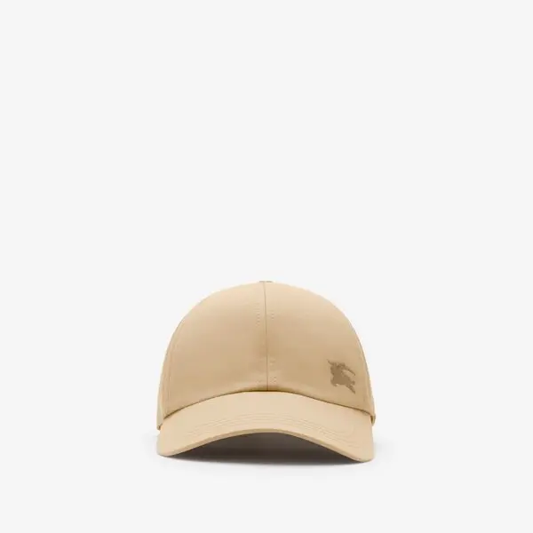 Burberry Equestrian Knight Gabardine Baseball Cap - Beige Beige/sand Beige